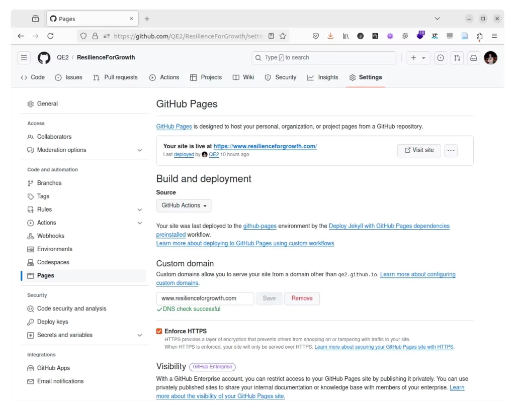 Creación de un sitio web con Jekyll y GitHub Pages - QE2 Computing